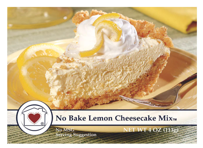 No Bake Lemon Cheesecake Mix – Farm House Collection